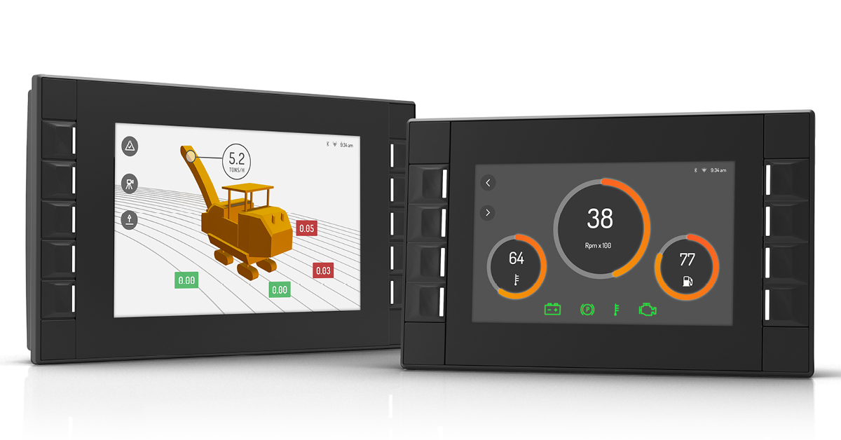 New 5” and 7” displays | CrossControl