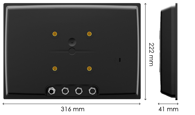 CCpilot V1200 - i.MX 8 BASED DISPLAY COMPUTER FOR INDUSTRIAL VEHICLES